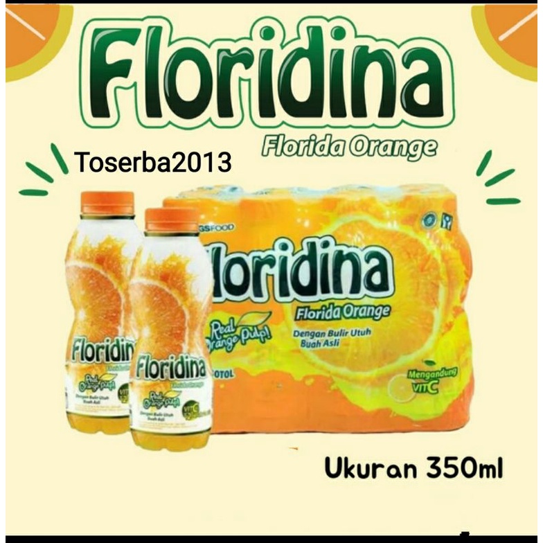 Jual Floridina Florida Orange Minuman Rasa Jeruk Dengan Bulir Jeruk ...