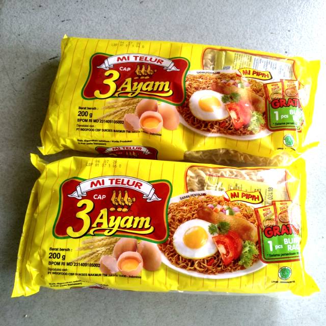 Jual Mi Telur 3 Ayam 200gr | Shopee Indonesia Jual Mi Telur 3 Ayam 200gr | Shopee Indonesia