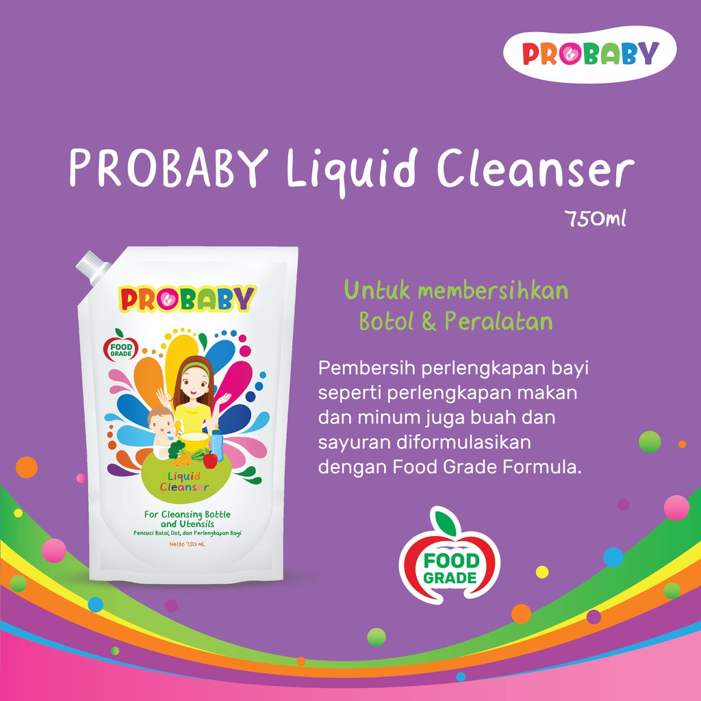 Jual Probaby Baby Liquid Cleanser 700ml Original | Shopee Indonesia