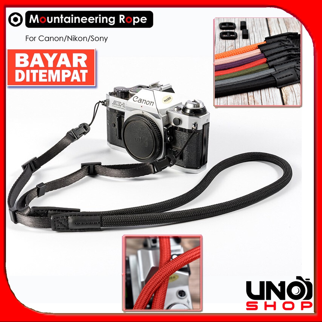 Jual Climbing Rope Neck Strap Camera DSLR Mirrorless Tali Strap Kamera ...