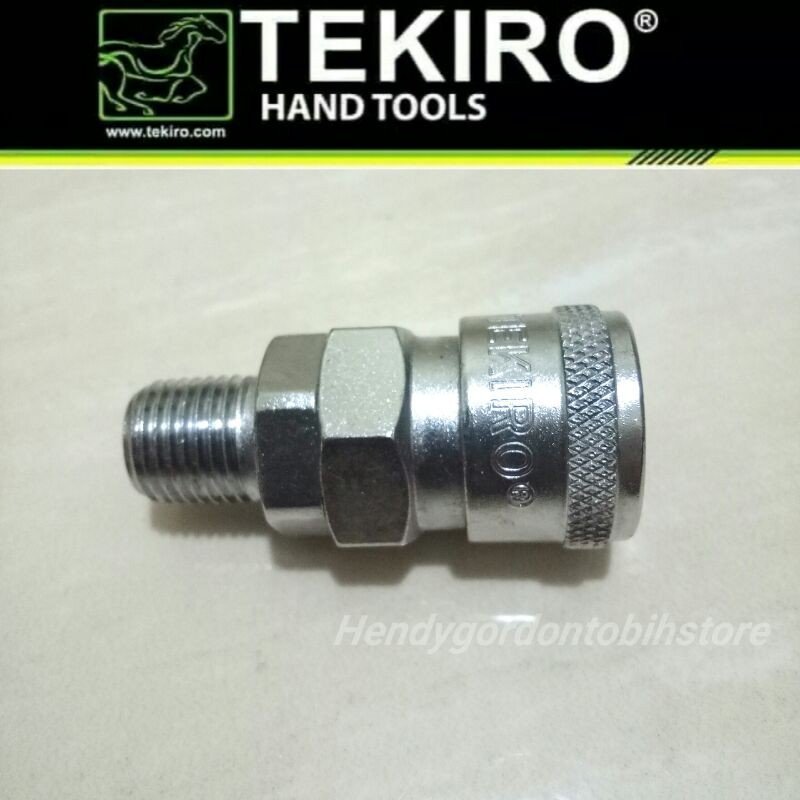 Jual TEKIRO Quick Coupler Two Touch 20SM / Coupler sambungan Kompresor ...