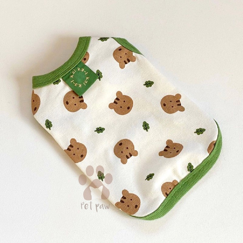 Jual Petpaw Baju Anjing Kucing Chipmunk Green Tee Premium Import Kaos ...