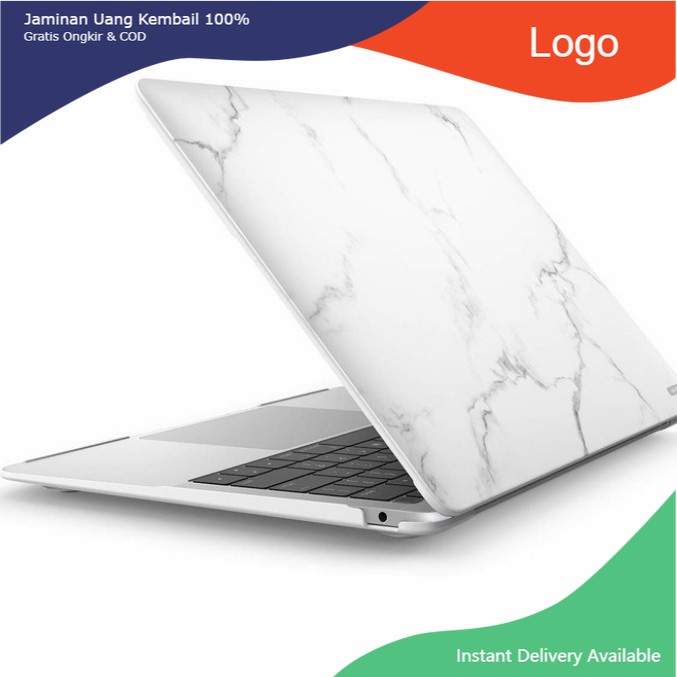 Jual Casing Macbook Air 13 Inch Case (2018) I-Blason HALO Marble White ...