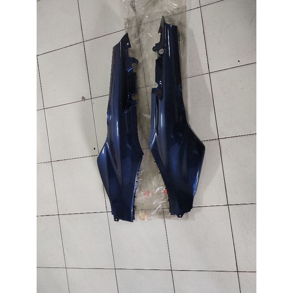 Jual cover body shogun 110 R warna biru navy original SGP | Shopee ...