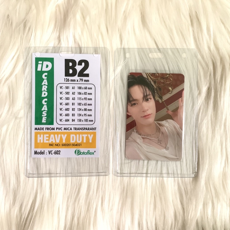 Jual ID CARD PLASTIK B2 / CARD CASE / TOPLOADER PHOTOCARD KPOP | Shopee ...
