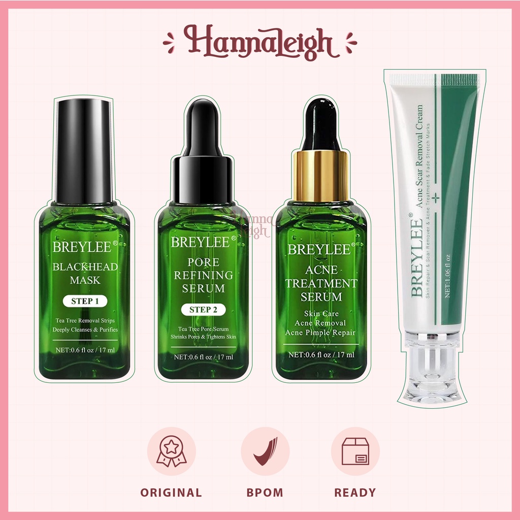 Jual BREYLEE - Step 1 Blackhead Mask Step 2 Pore Minimizer Serum Acne ...