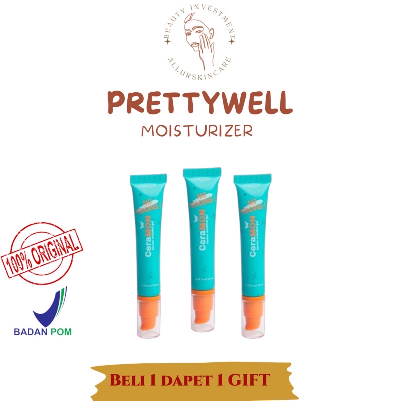 Jual [READY] MOISTURIZER BY PRETTYWELL CERAMON BARRIER MOISTFULL GEL PELEMBAB WAJAH PRETTY WELL ...