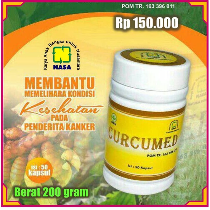 Jual CURCUMED ORIGINAL NASA HERBAL UNTUK SEGALA PENYAKIT KANKER ...