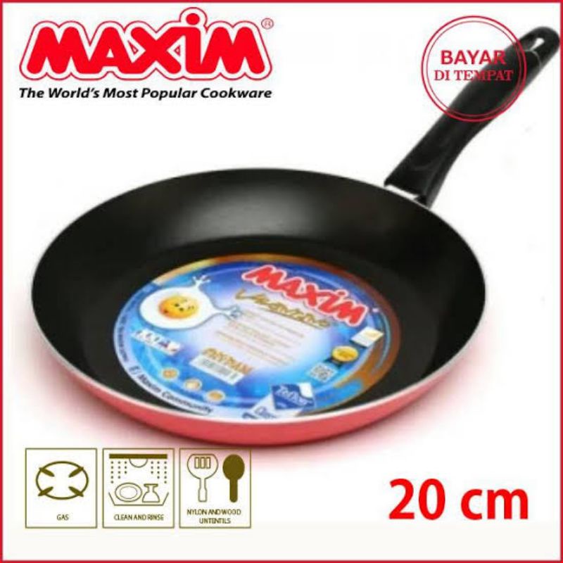Jual Teflon Maxim / Wajan Anti Lengket / Teflon ukuran 20, 22, dan 26cm ...