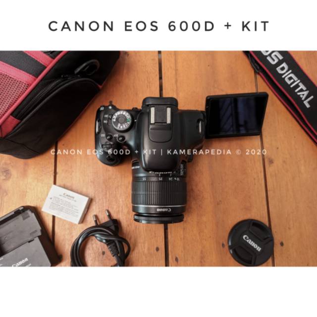 Jual Canon 600D kit bukan 1000D 500D 550D 1100D 1200D 1300D 650D 700D ...