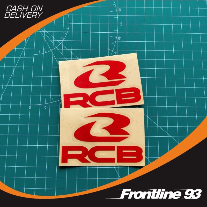 Jual Cetak Cutting Sticker Logo Rcb Logo Custom Stiker Cutting Racing ...