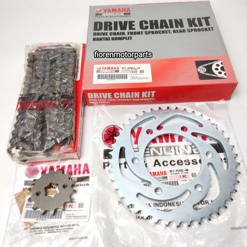 Jual GEAR SET GEAR PAKET VIXION OLD LAMA 3C1-W001A-20 ORIGINAL YGP ...