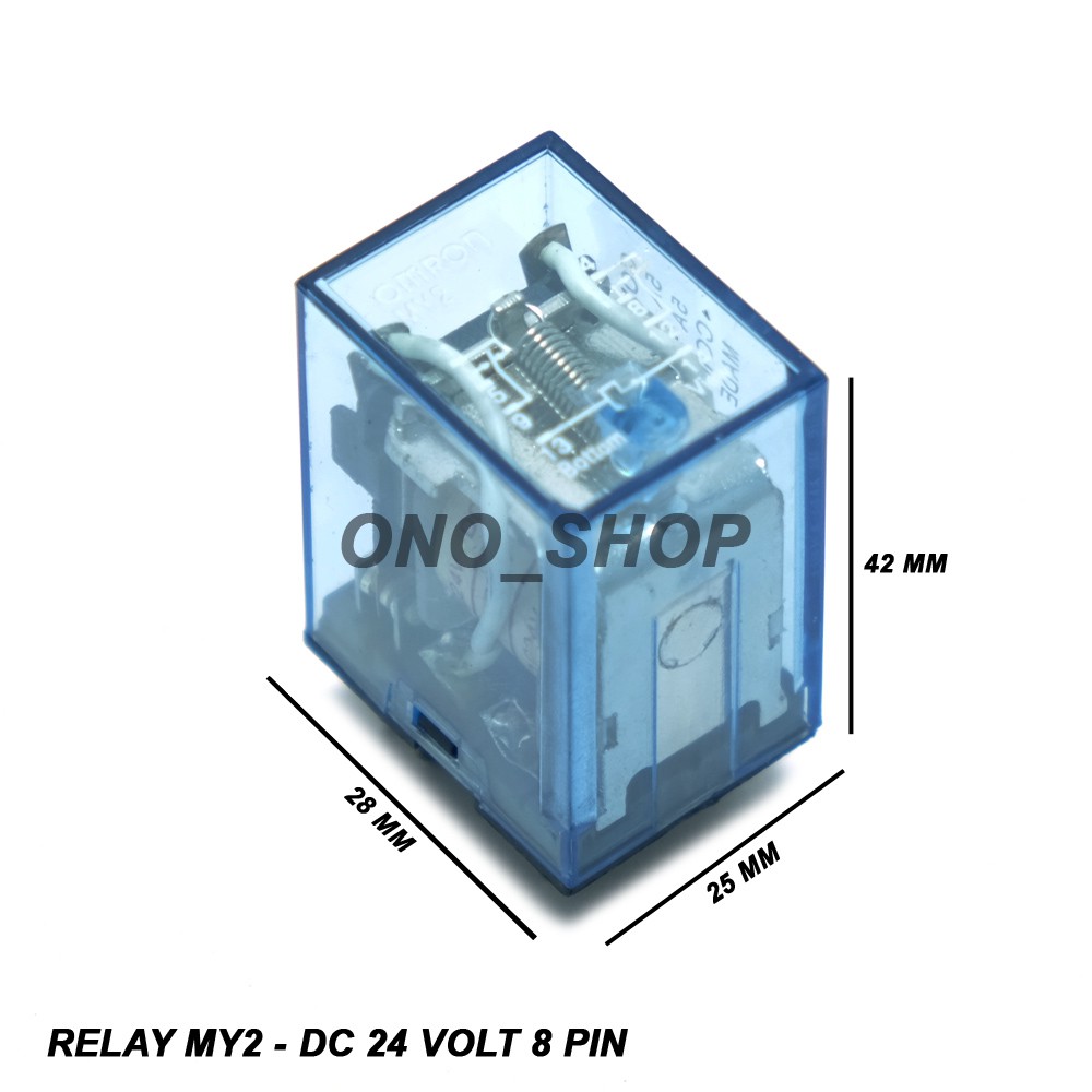 Jual Relay MY2 - DC 24 Volt 8 Pin | Shopee Indonesia