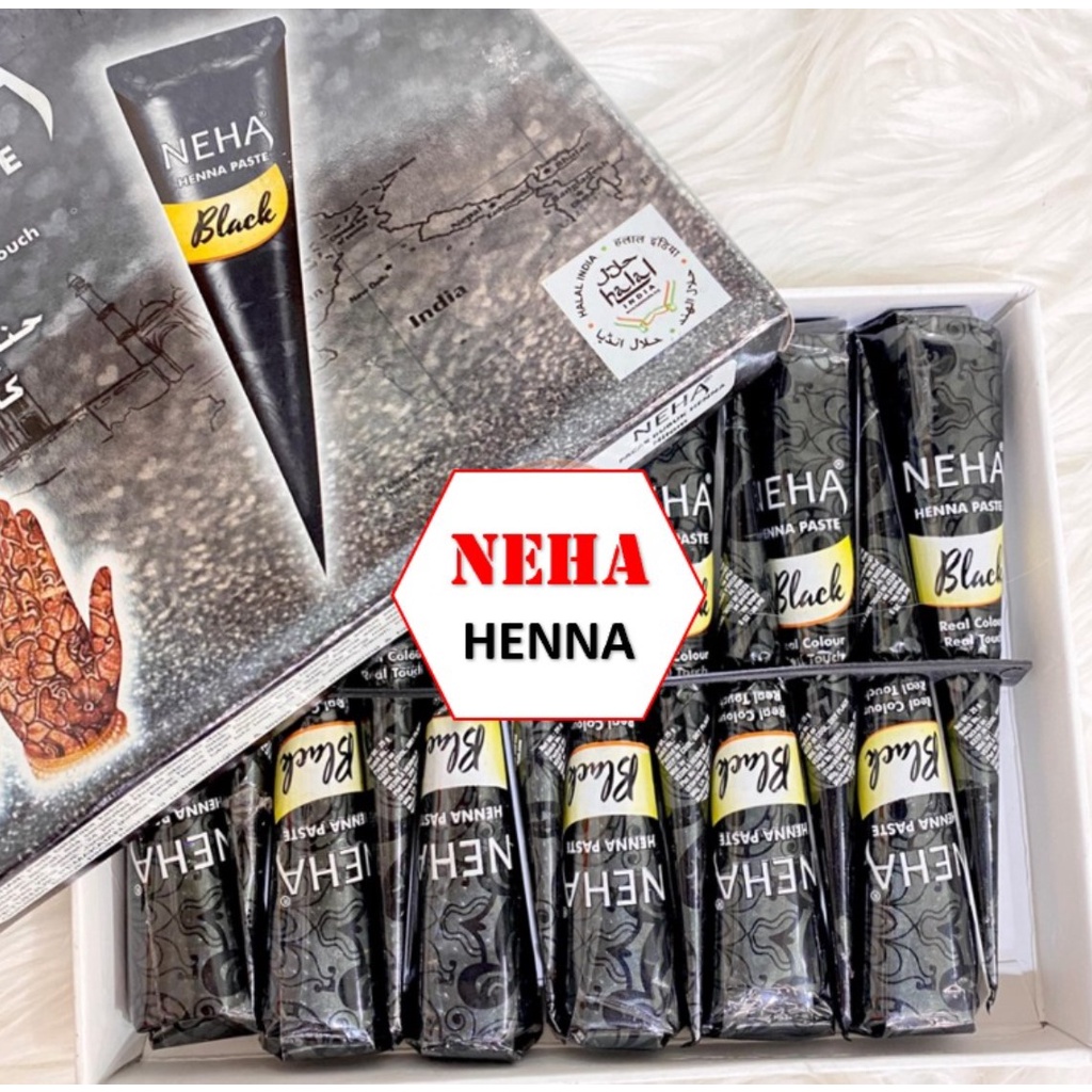 Jual PA NEHA HENNA PASTE HENNA HALAL BPOM ECERAN Heena Henna Hena Magic ...