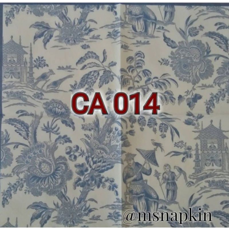 Jual Caspari Luxury Napkin - Rare Napkin 33x33 Motif Unik Motif Unik ...