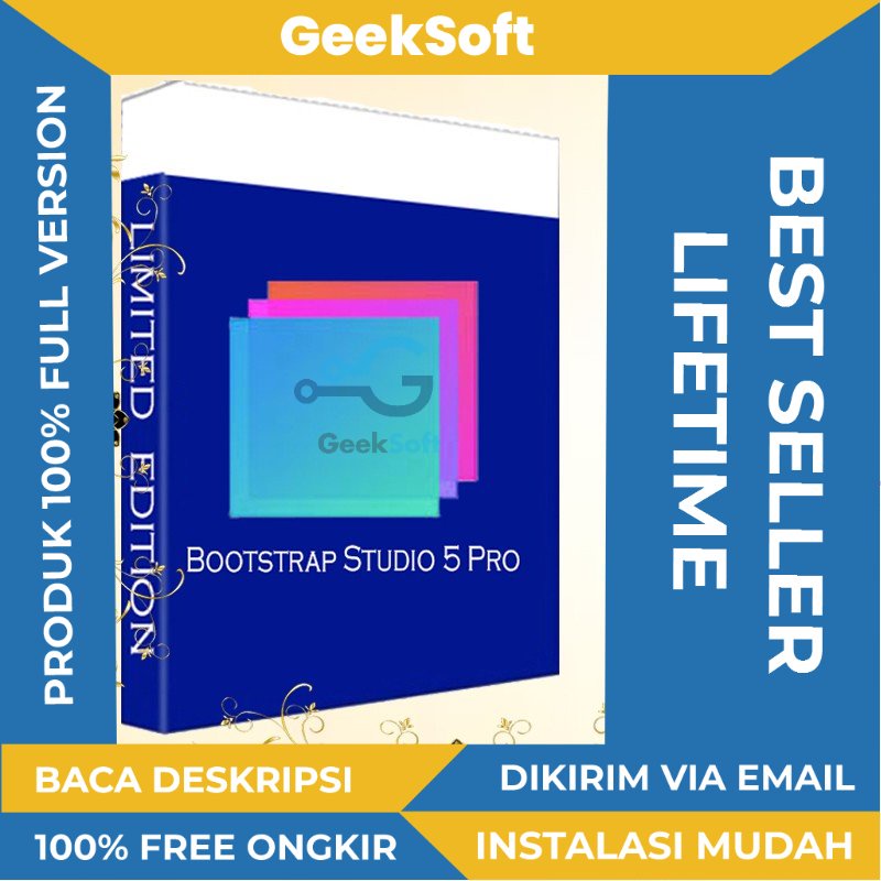 Jual Bootstrap Studio 5 Pro - pengembangan web yang memungkinkan pengguna untuk membuat desain ...