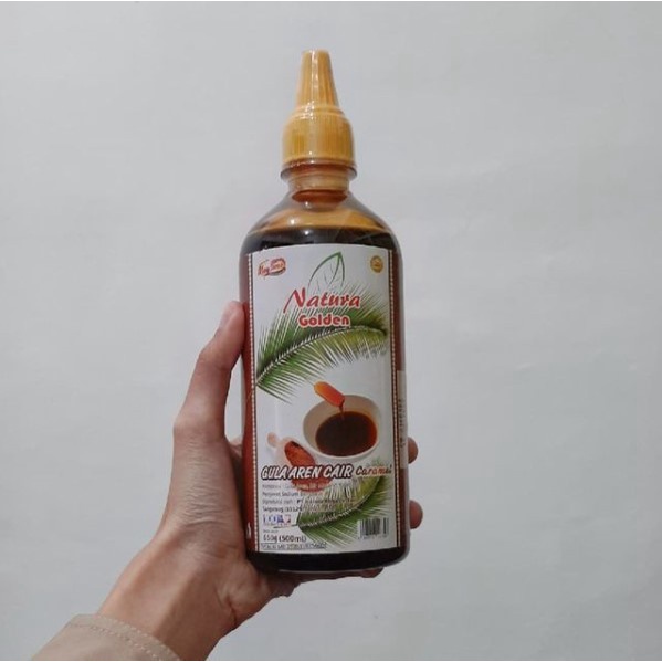 Jual Natura Golden Gula Aren Cair Caramel 500ml | Shopee Indonesia