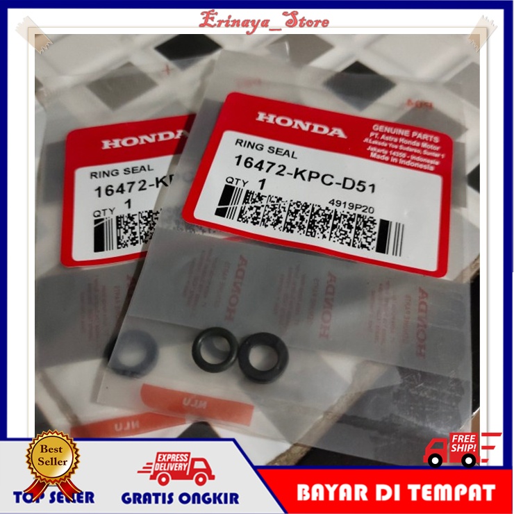 Jual ORIGINAL AHM Sil Seal Oring Injektor Motor Honda Beat FI F1 Vario ...