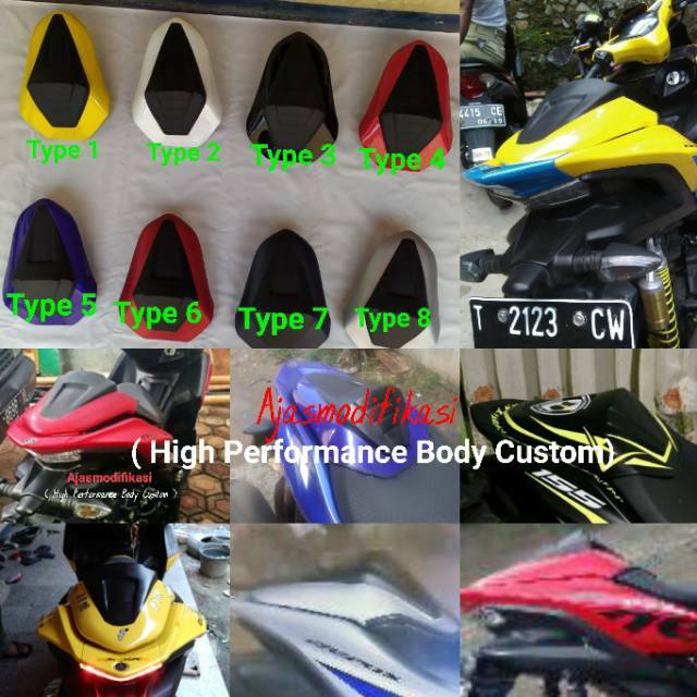 Jual AEROX 155, SEAT COVER SINGLE SEATER | Shopee Indonesia