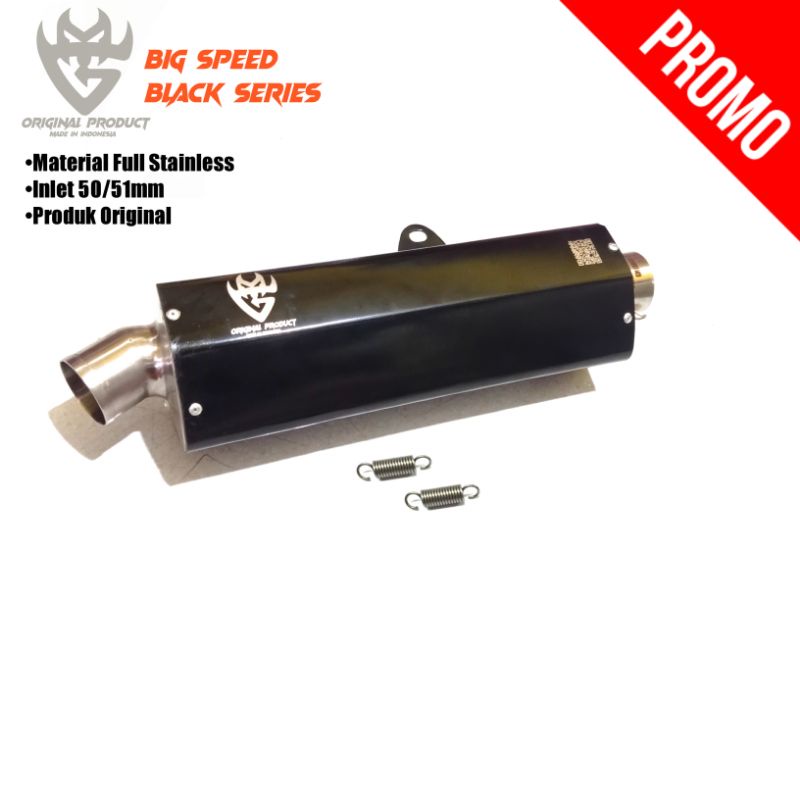 Jual Knalpot Racing Slincer Inlet 50/51 Original GM Type Big Speed ...
