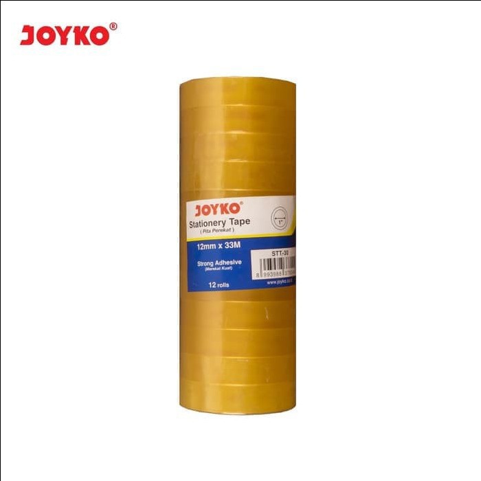 Jual Selotip | Isolasi Tape | Lakban | Lem Joyko STT-30 ( 12mm x 33 M ...