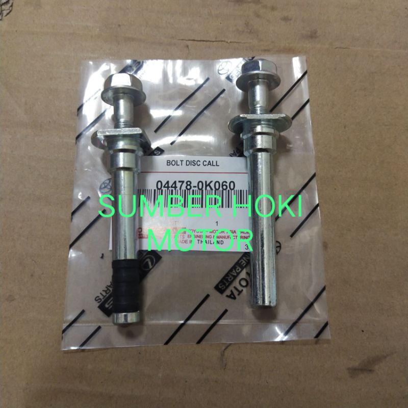 Jual PIN CALIPER PIN BOLT CALIPER TOYOTA KIJANG INNOVA SET KARET/KARET ...
