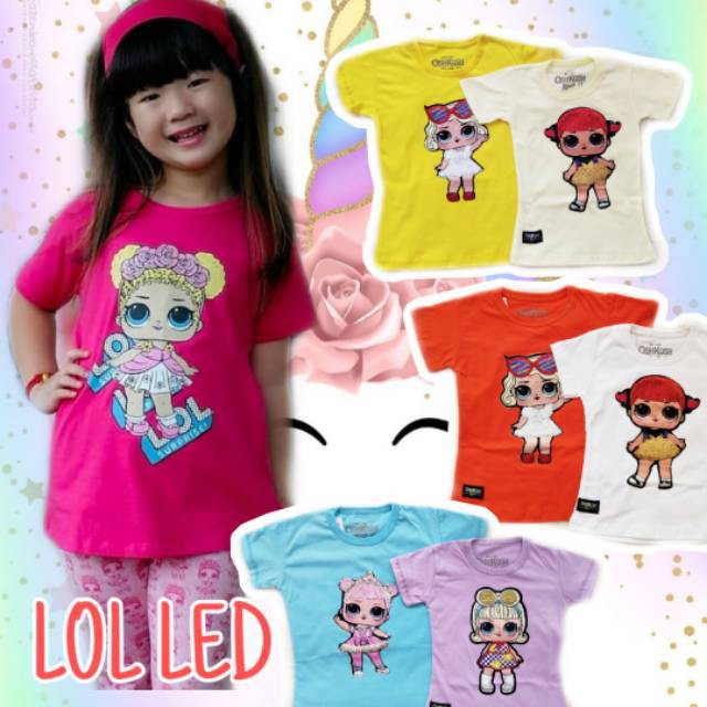 Jual Kaos Anak LOL LED (Bisa Nyala) | Shopee Indonesia