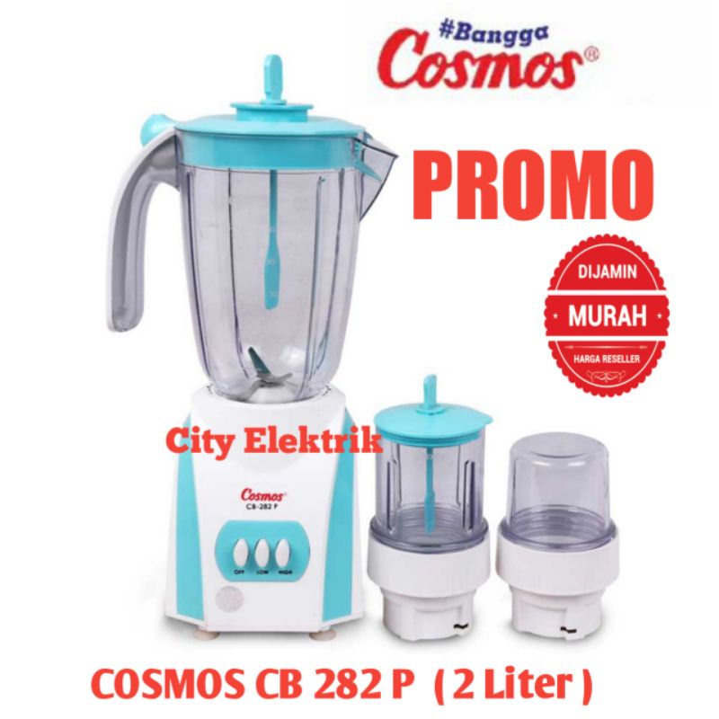 Jual BLENDER COSMOS CB - 282 P ( 2 Liter ) BLENDER SERBAGUNA 3IN1 ...