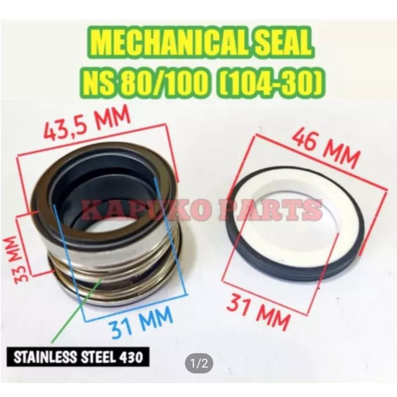 Jual 104-30 MECHANICAL SEAL POMPA NS 80 | Shopee Indonesia