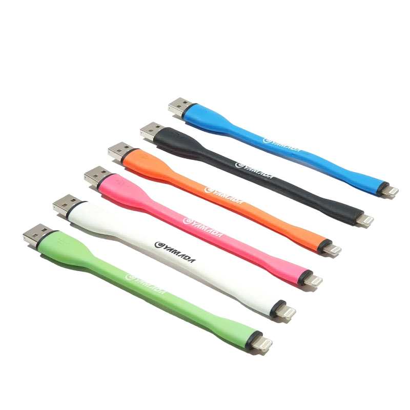Jual Yamada Kabel Date Iphone/Type-C/Micro USB Lightning Silikon 15 cm ...