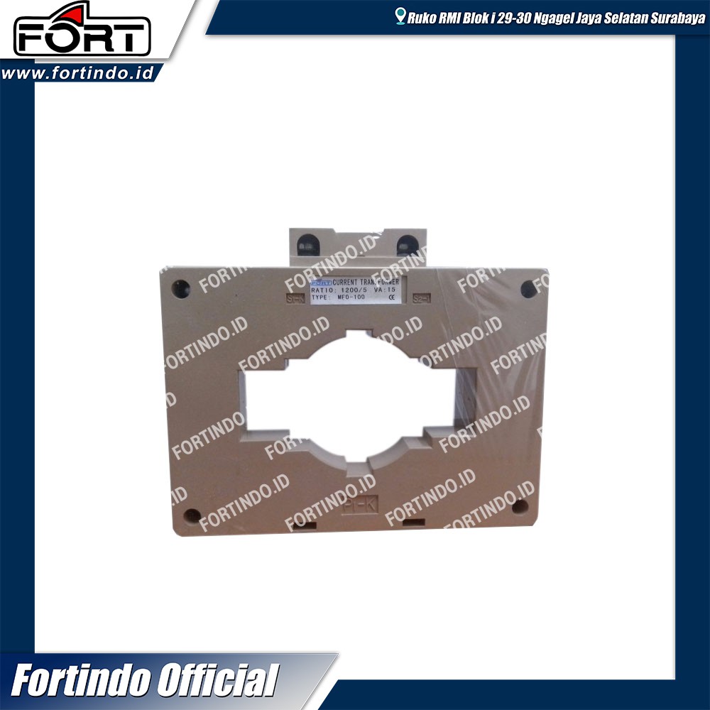Jual Current Transformer CT MSQ-100 2500 Class 0,5 Per 5A MERK FORT ...