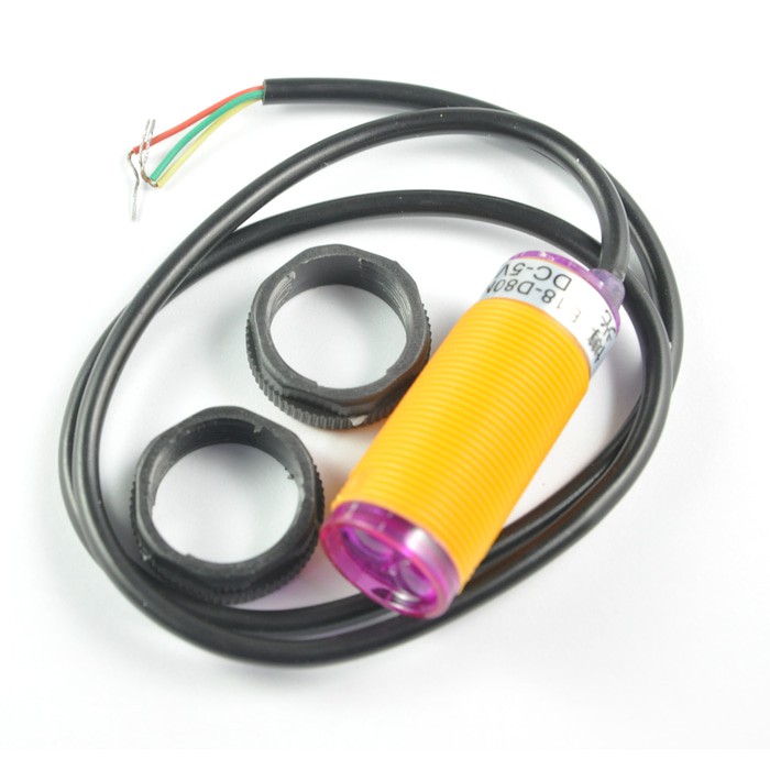Jual E18 E 18 photoelectric sensor infrared range distance sensor jarak ...
