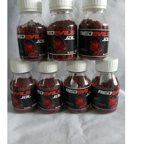 Jual Update REDEVILS JDL 100 GRAM PELET IKAN LOUHAN / LOHAN RED DEVILS ...