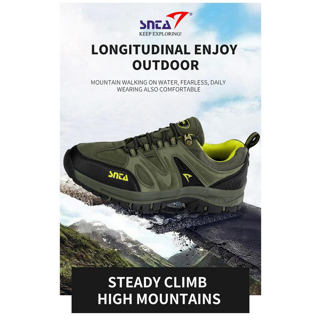Jual Sepatu Gunung SNTA 442 GREEN Camping Adventur Outdoor Hiking Semi ...