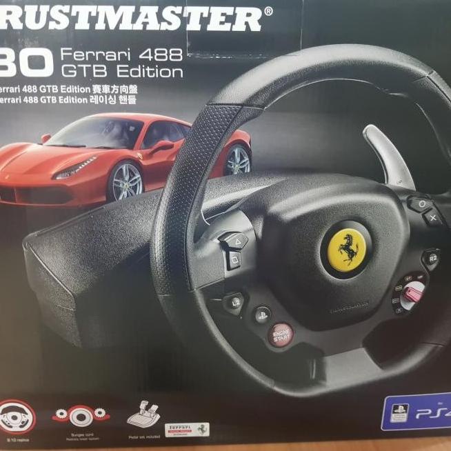 Jual Thrustmaster T80 Ferrari 488 Gtb Edition Racing Wheels For Ps4,Pc ...