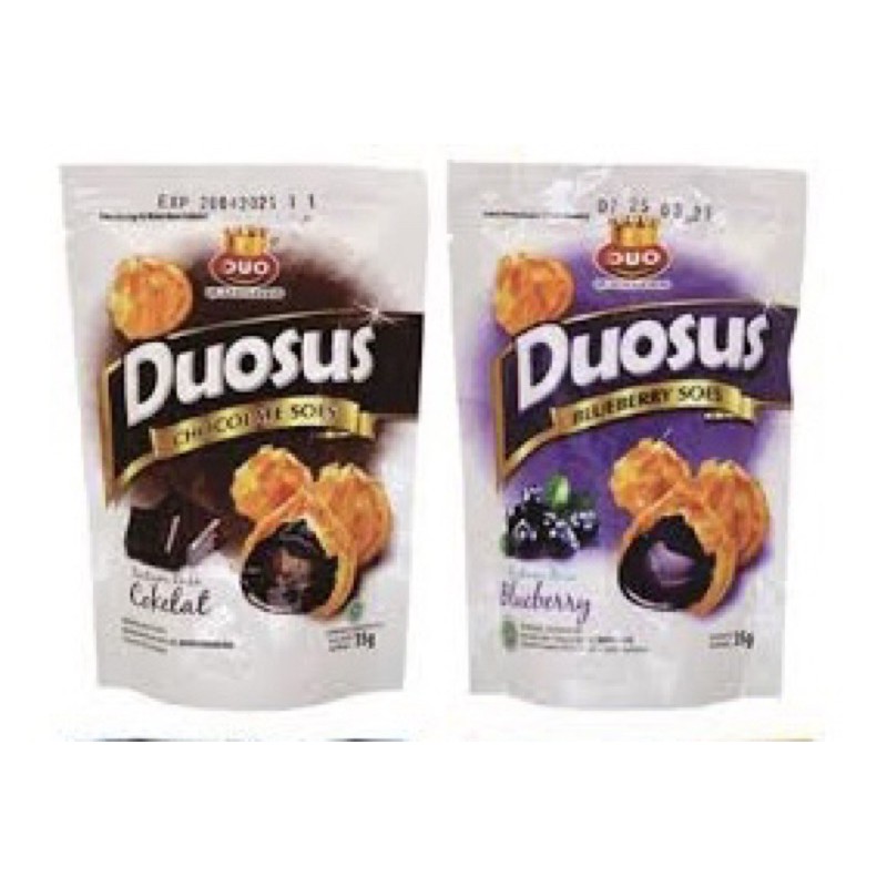 Jual duosus snack viral duo sus coklat soes bluberry soes | Shopee ...
