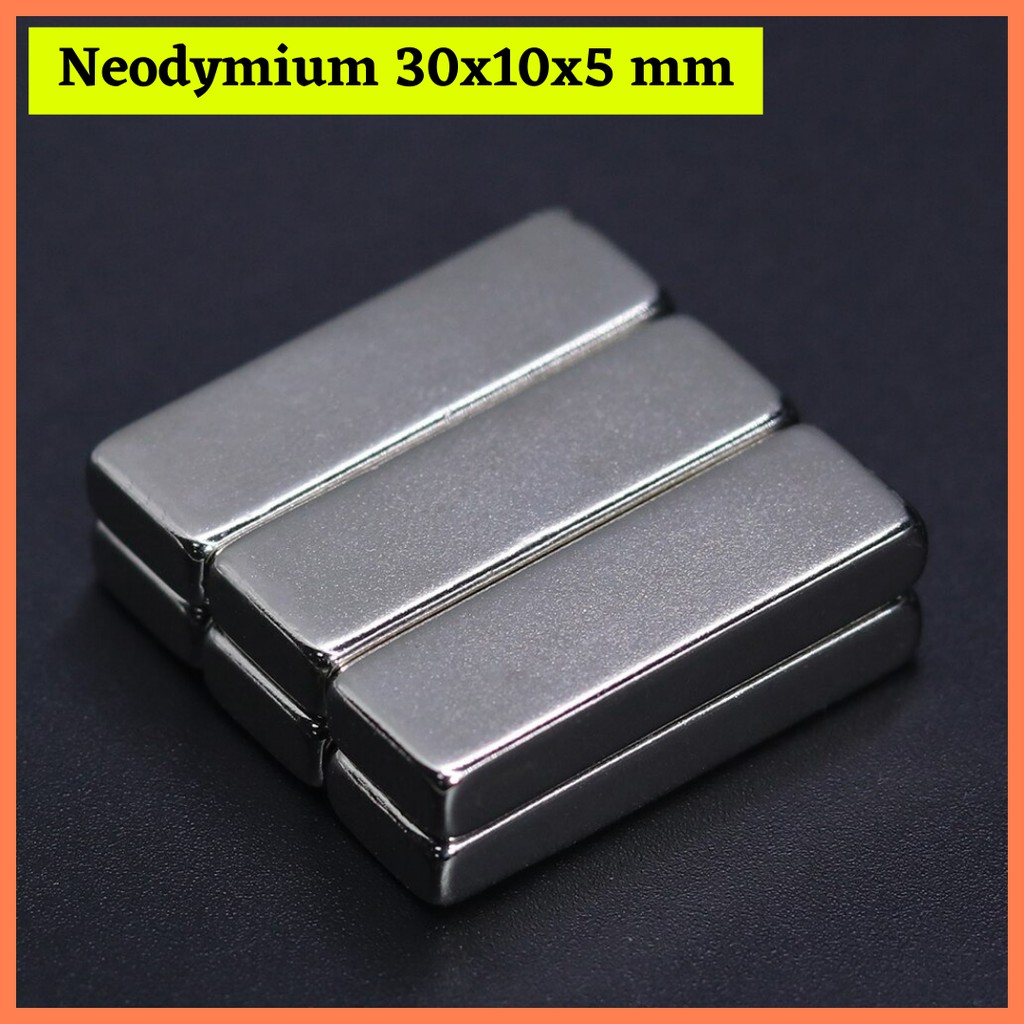 Jual Magnet Kuat Neodymium Persegi 30x10x5 mm (Dilapisi Nickel ...