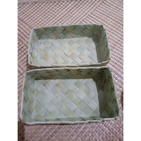 Jual BESEK DAUN SIWALAN 23,5 cm x 12 cm x 6 cm (LONTAR) Sepasang untuk ...