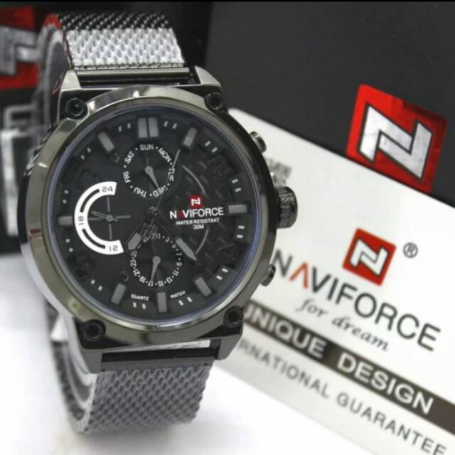 Jual Jam Tangan Pria Elegan Exclusive NAVIFORCE MASTER Original Watch ...