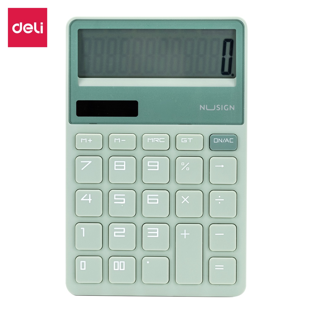Jual Nusign Desktop Calculator / Kalkulator Meja Berbagai Warna Pastel Lucu 12 Digit Dual Power ...