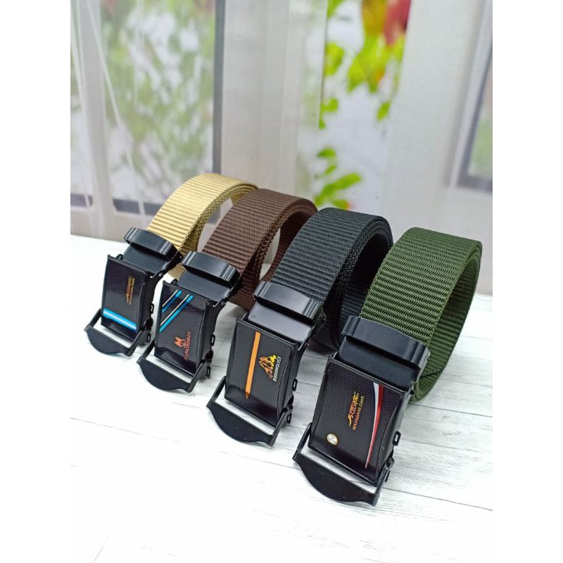 Jual GESPER PRIA KAIN KATUN KEPALA JEPIT HITAM | Shopee Indonesia