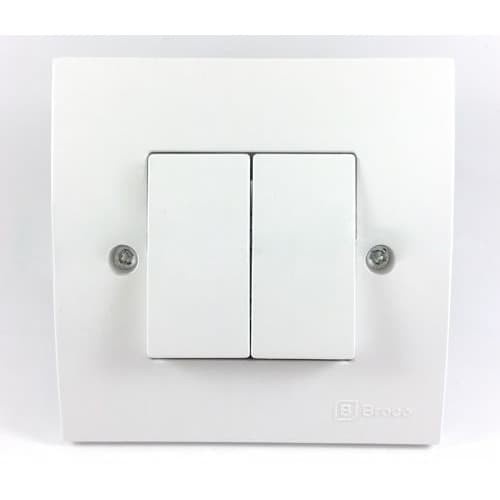 Jual BROCO DOUBLE SWITCH WHITE - INBOW SERI NEU RAY J16255 | Shopee ...
