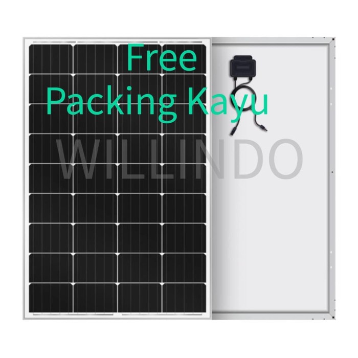 Jual Solar Panel 100Wp Mono Crystalline Solar Cell 100 Wp Free Packing ...