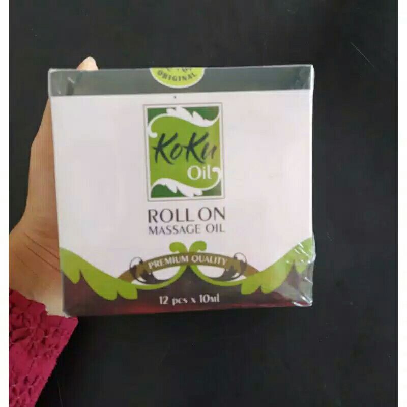 Jual koku oil minyak herbal 1 box isi 12 botol kecil ukuran 10ml ...
