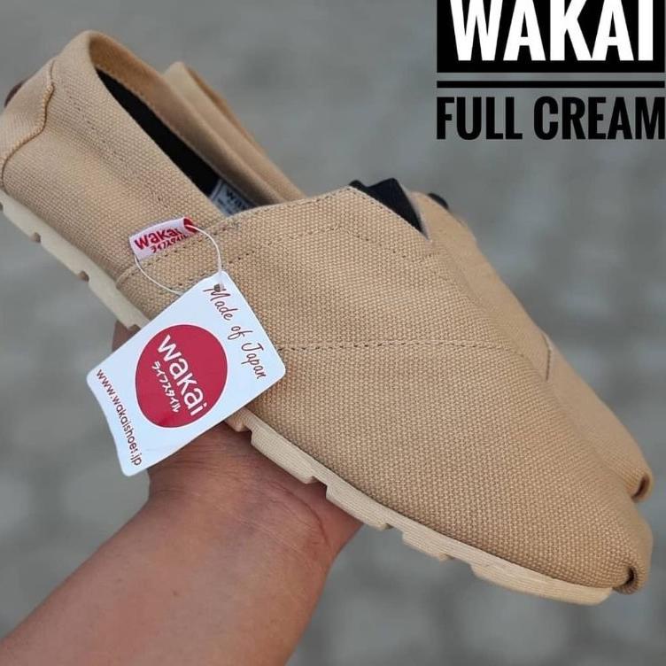 Jual [PRODUK PHK0O] slip on wakai full cream JNJ | Shopee Indonesia