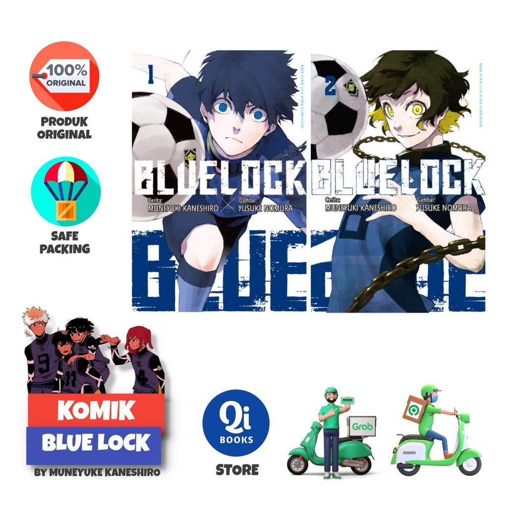 Jual Komik Blue Lock Vol 01 02 by Muneyuki Kaneshiro Yusuke Nomura ...
