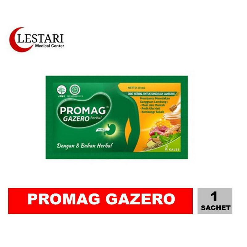 Jual Promag Gazero / 1 Sachet / Obat Kembung dan Maag Lambung | Shopee ...