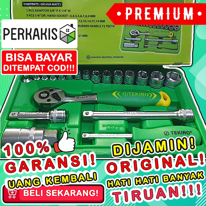 Jual Kunci Shock Set Toolkit Tekiro Original Tool Sok Lengkap Soket ...