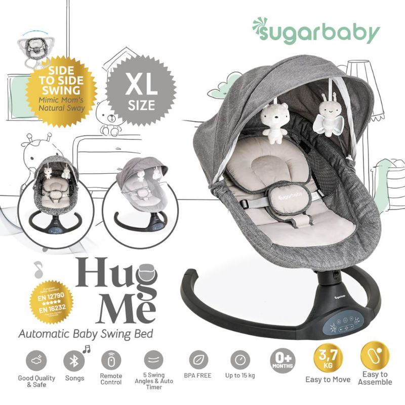 Jual Sugar baby HUG ME Automatic Baby Swing BED & Sugar Baby Hug Me K ...