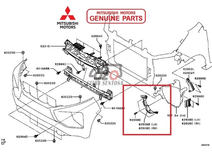 Jual BRACKET HEADLAMP KANAN XPANDER PANJANG 8301D238 | Shopee Indonesia